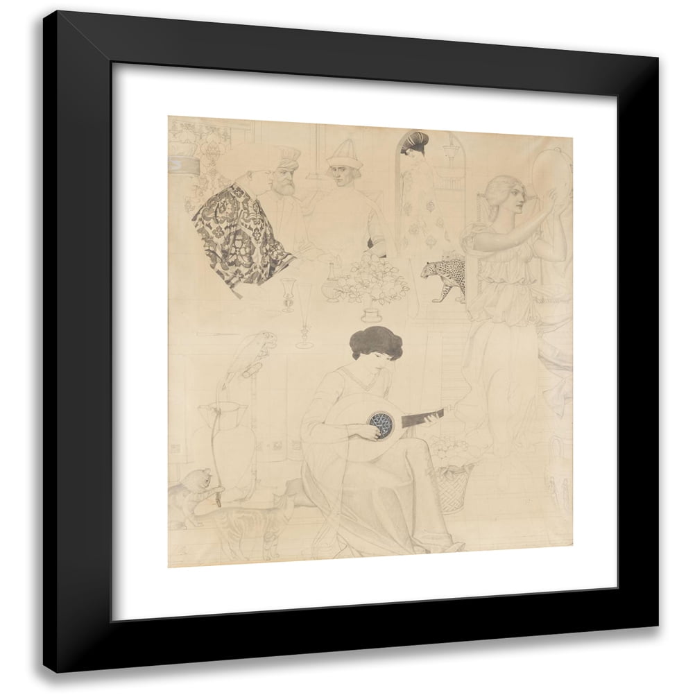 Joseph Edward Southall 20x22 Black Modern Framed Museum Art Print ...