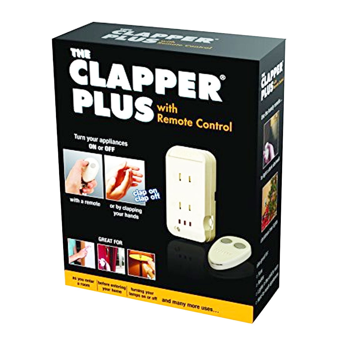Joseph Enterprises - Clapper Plus with Remote Control, Light Plug ...