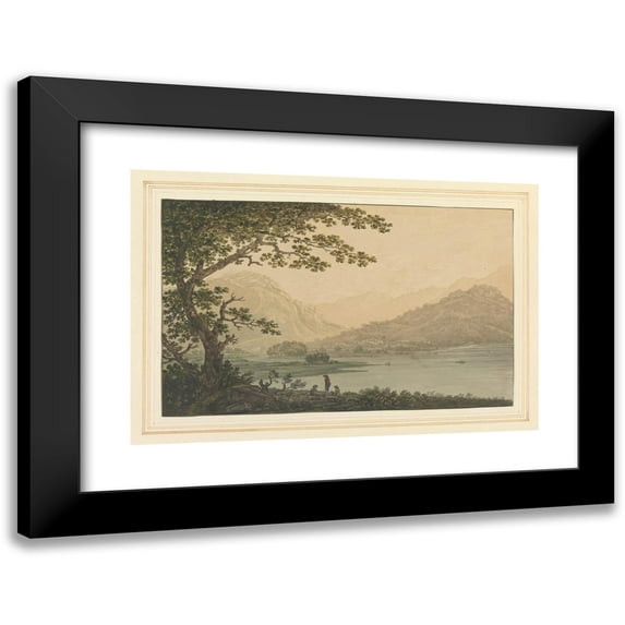Joseph Farington 14x11 Black Modern Framed Museum Art Print Titled ...