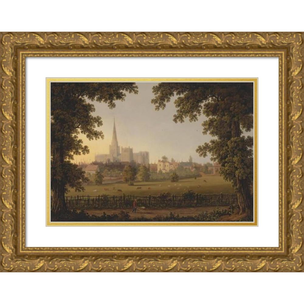 Joseph Francis Gilbert 24x18 Gold Ornate Framed and Double Matted ...