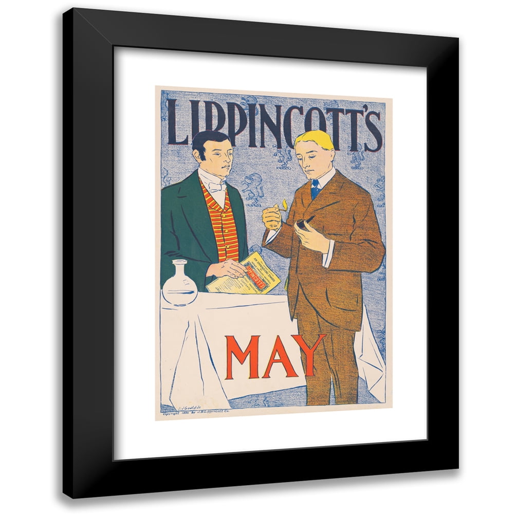 Joseph Gould 14x18 Black Modern Framed Museum Art Print Titled ...