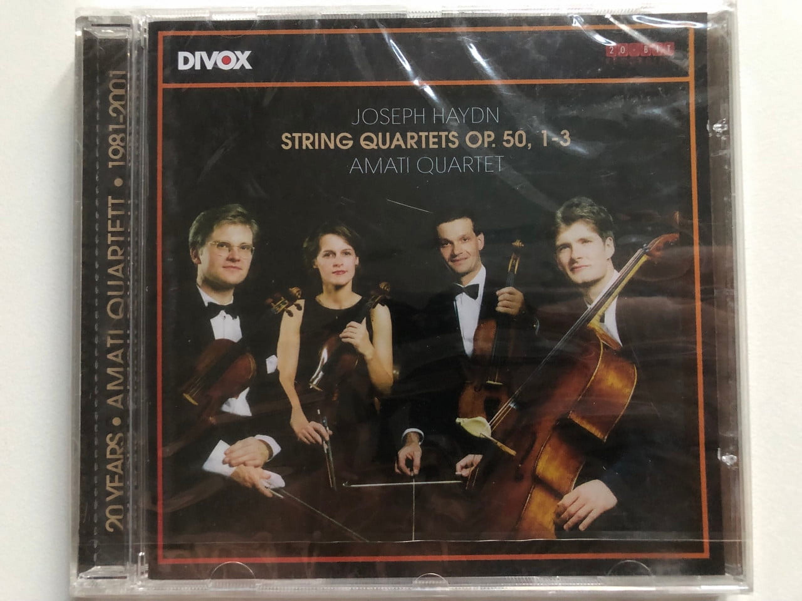 Joseph Haydn: String Quartets OP.50 1-3 - Amati Quartet / Divox Audio CD Stereo 2000 / CDX-29810 ...