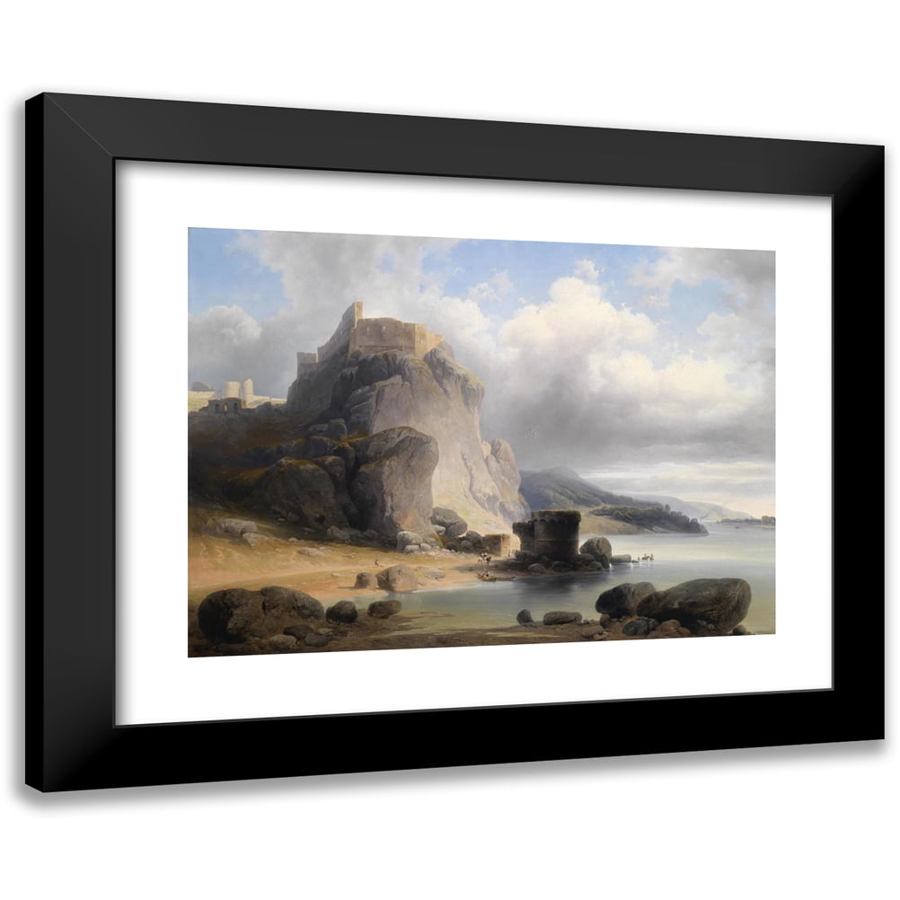 Joseph Holzer 14x11 Black Modern Framed Museum Art Print Titled - View ...