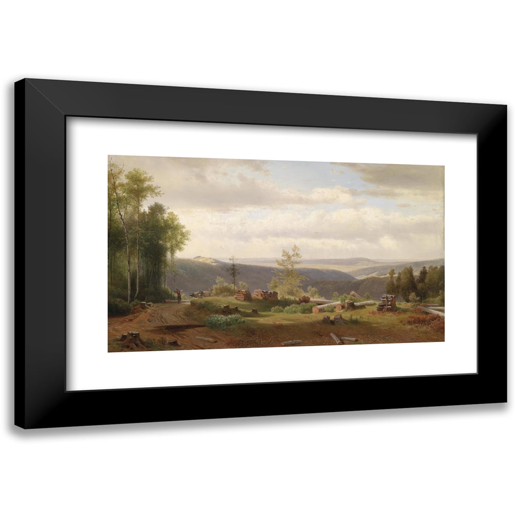 Joseph Holzer 18x12 Black Modern Framed Museum Art Print Titled - Motif ...