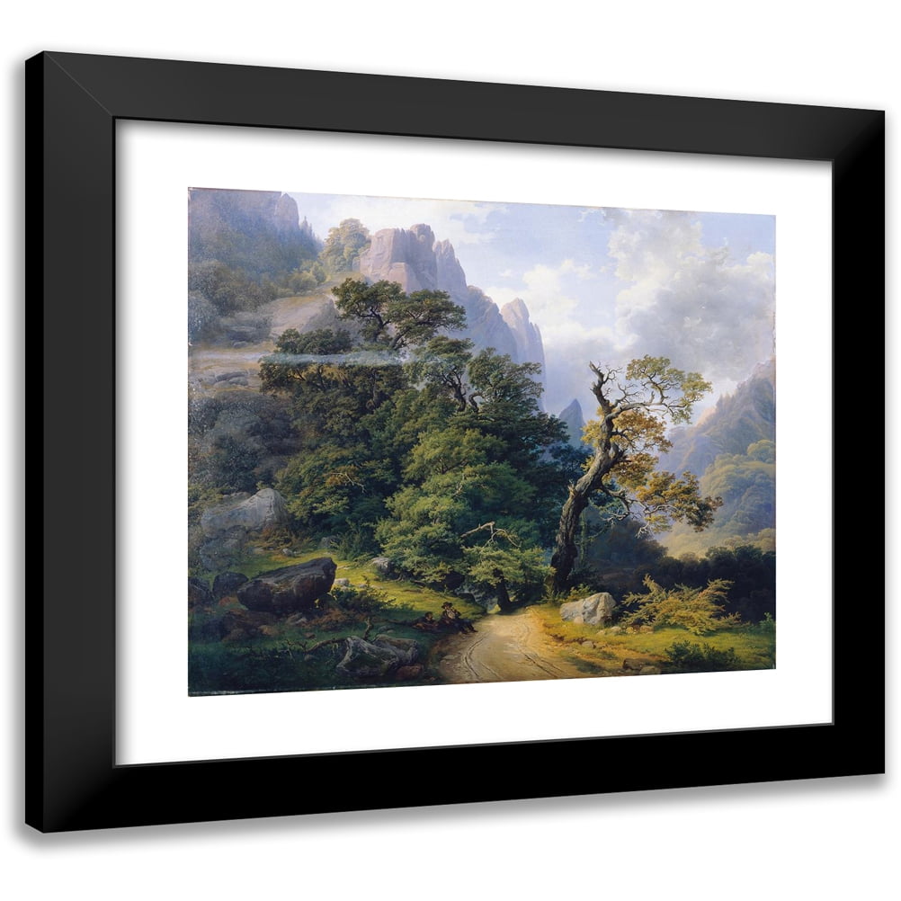 Joseph Holzer 23x20 Black Modern Framed Museum Art Print Titled ...