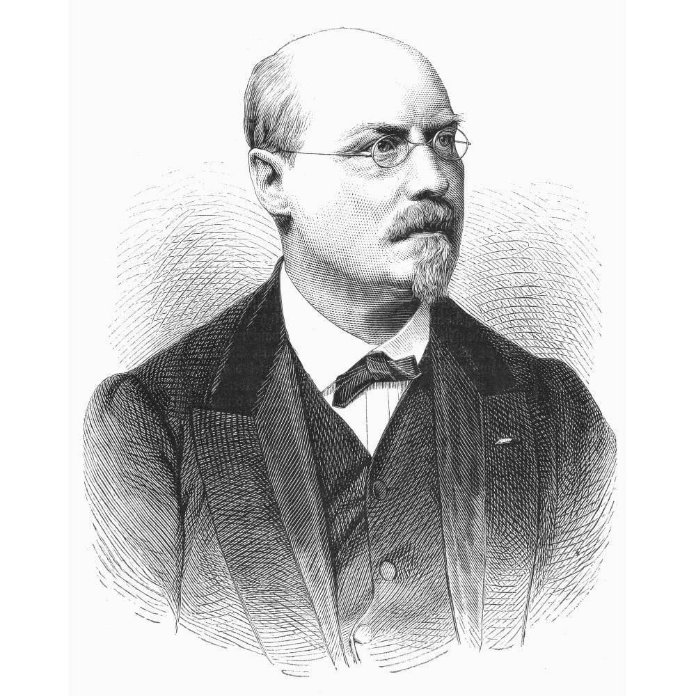 Joseph Joachim Raff N(1822-1882). German Composer. Wood Engraving ...