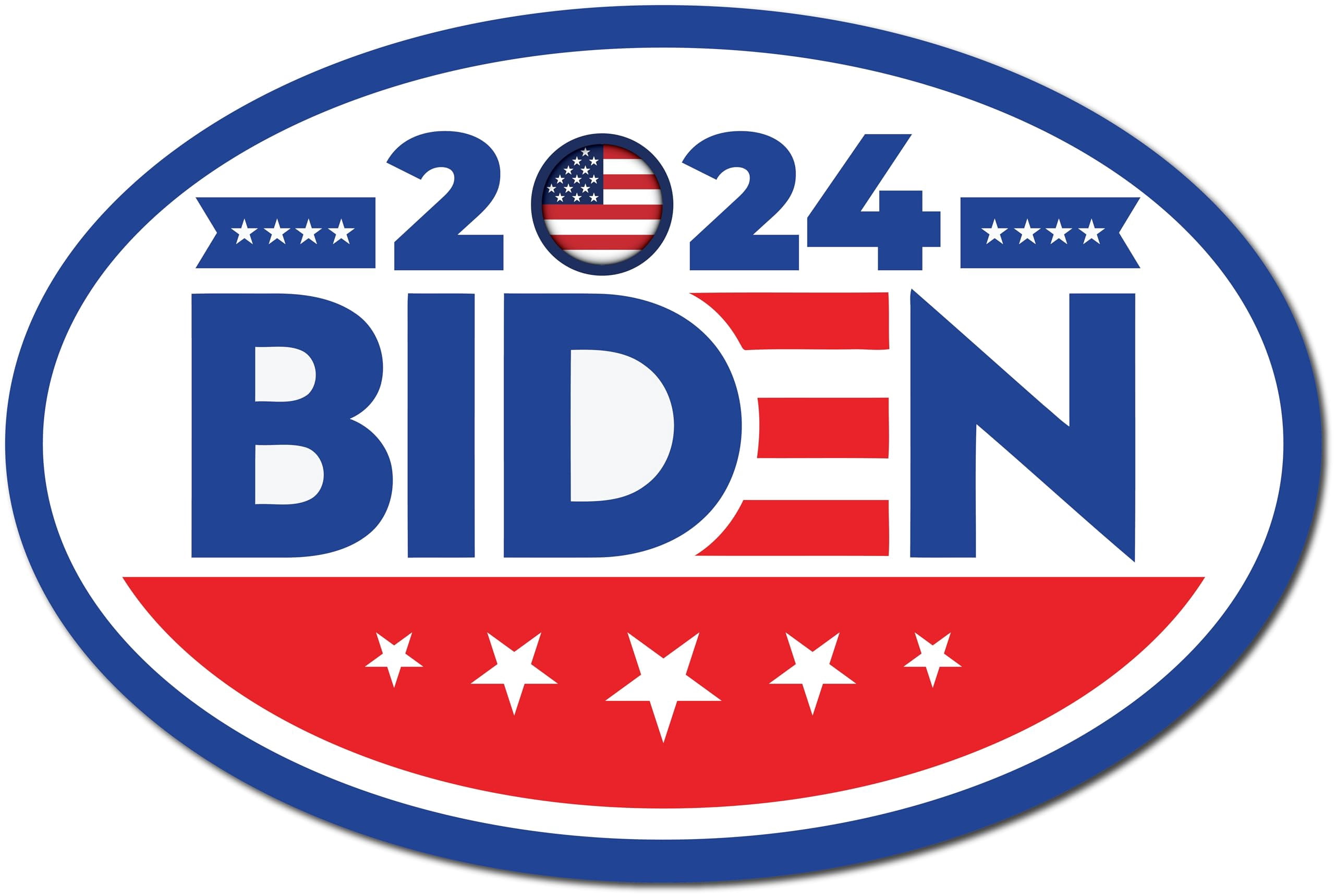 Joseph Joe Biden 2024 Democratic Party Political Election Magnet Decal ...