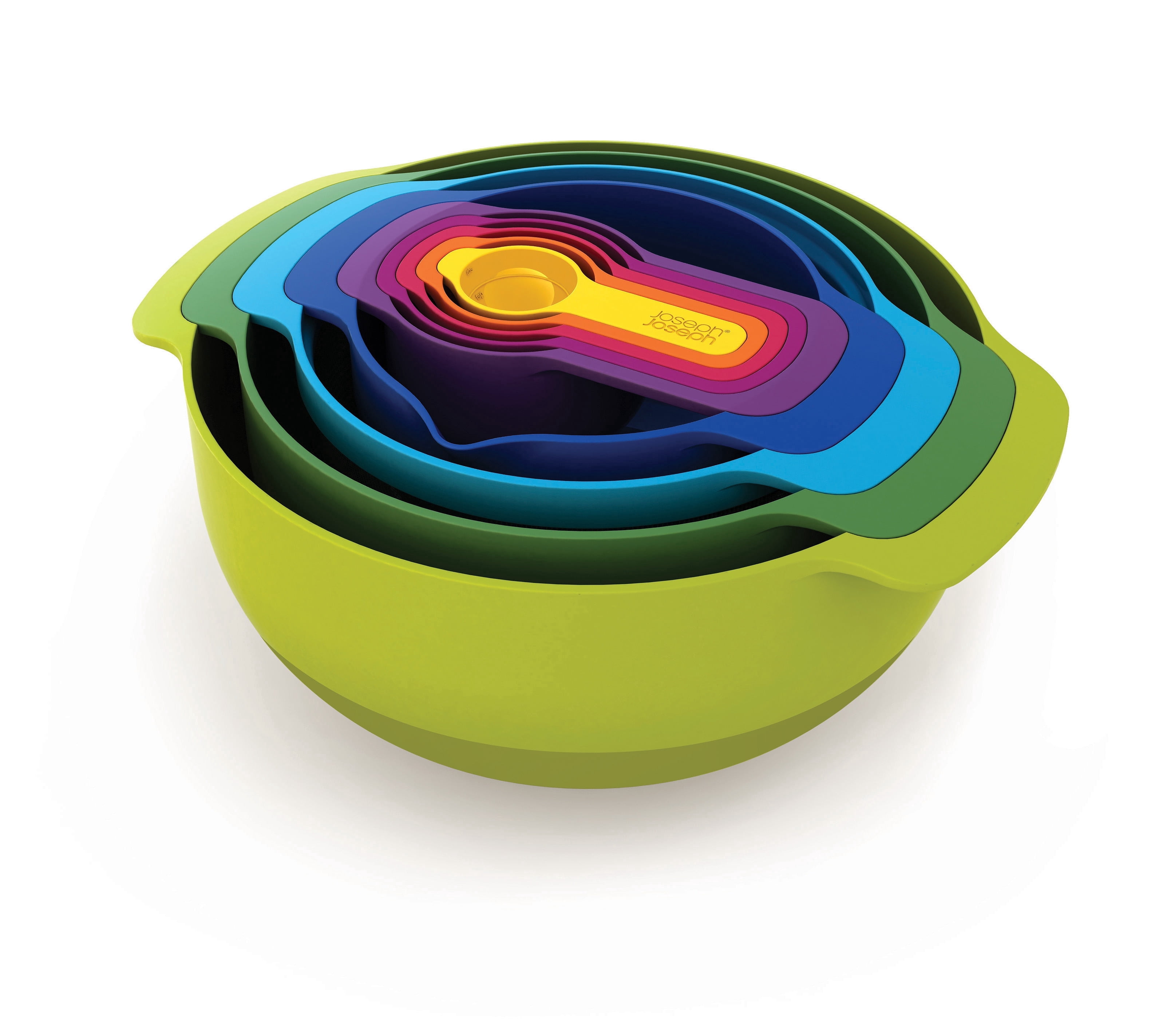 Joseph Joseph Nest 9-Piece Food Preparation Set with Nesting Mixing ...