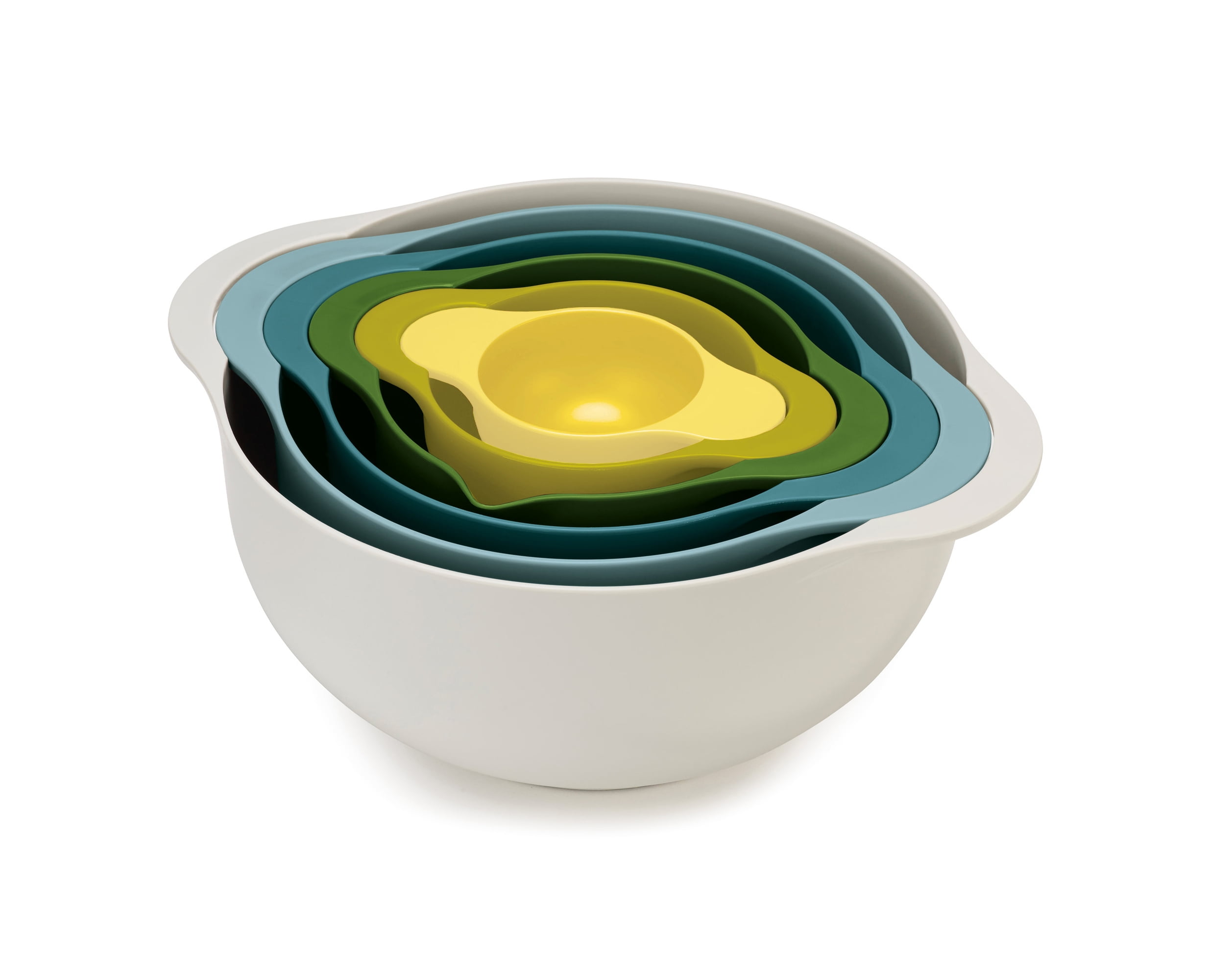 Joseph Joseph Duo 6-piece Nesting Mixing Bowl and Food Preparation Set ...