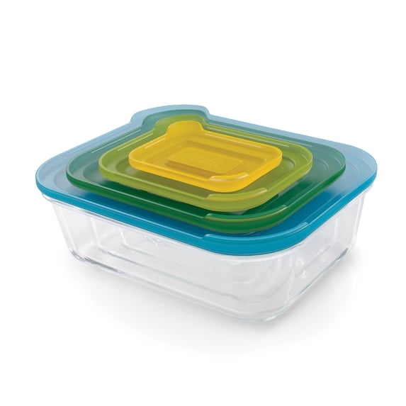 Joseph Joseph, Glass Food Storage Containers, Nest 8-Piece - Walmart.com