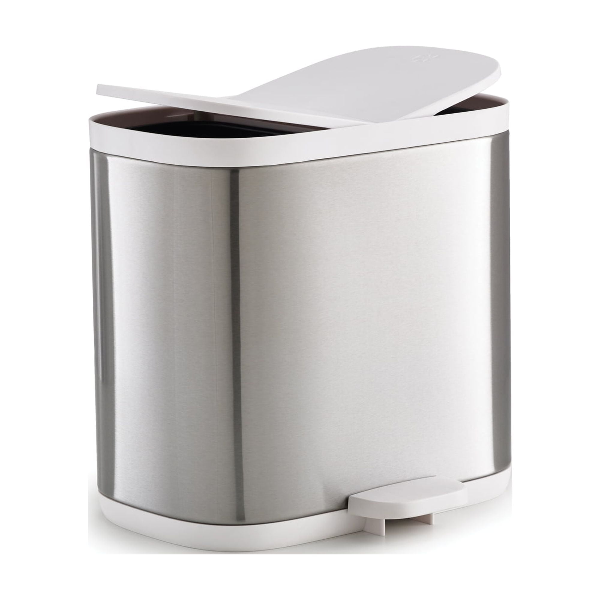 Joseph Joseph Split Step Trash Can Recycle Bin Dual Compartments ...