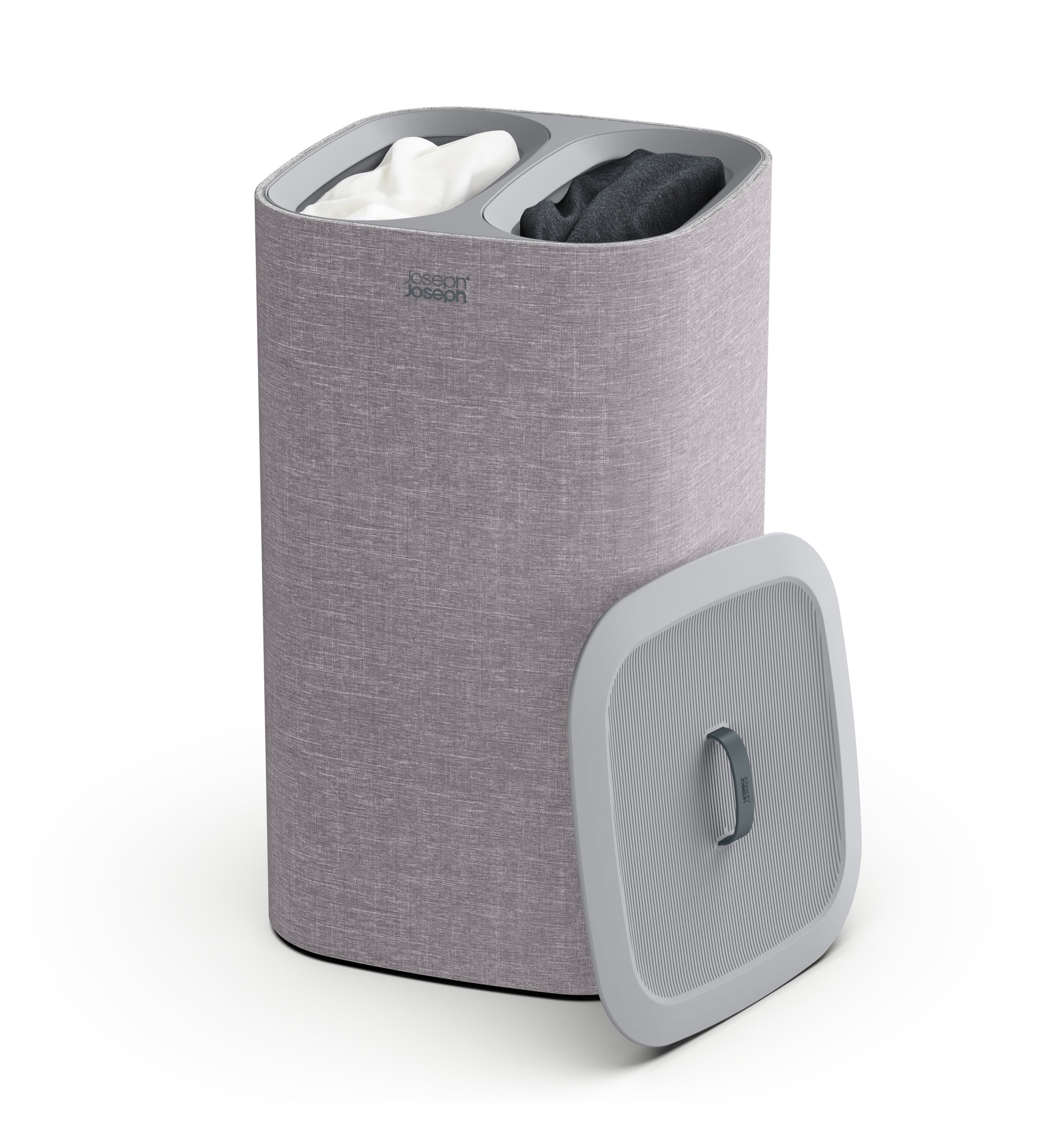 Joseph Joseph Laundry Hamper, 60-Liter Capacity, Dual Compartments ...