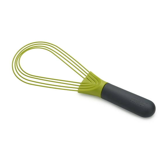 2-in-1 Collapsible Twist Whisk - Silicone-Coated Steel Wire Balloon ...
