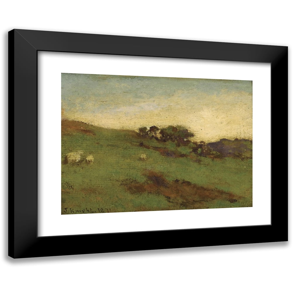 Joseph Knight 18x14 Black Modern Framed Museum Art Print Titled ...