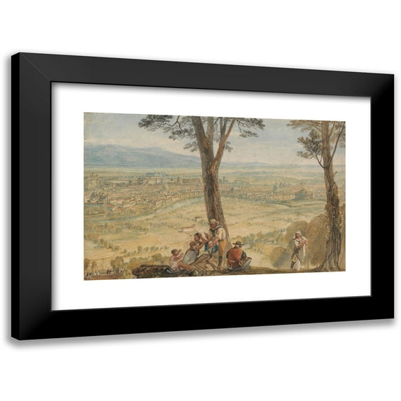 Joseph Mallord William Turner 14x11 Black Modern Framed Museum Art ...