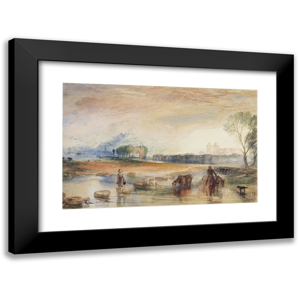 Joseph Mallord William Turner 14x11 Black Modern Framed Museum Art ...