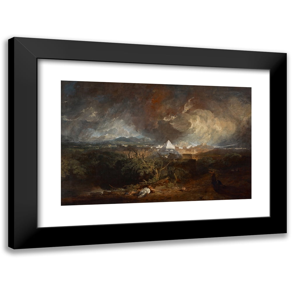 Joseph Mallord William Turner 14x11 Black Modern Framed Museum Art ...