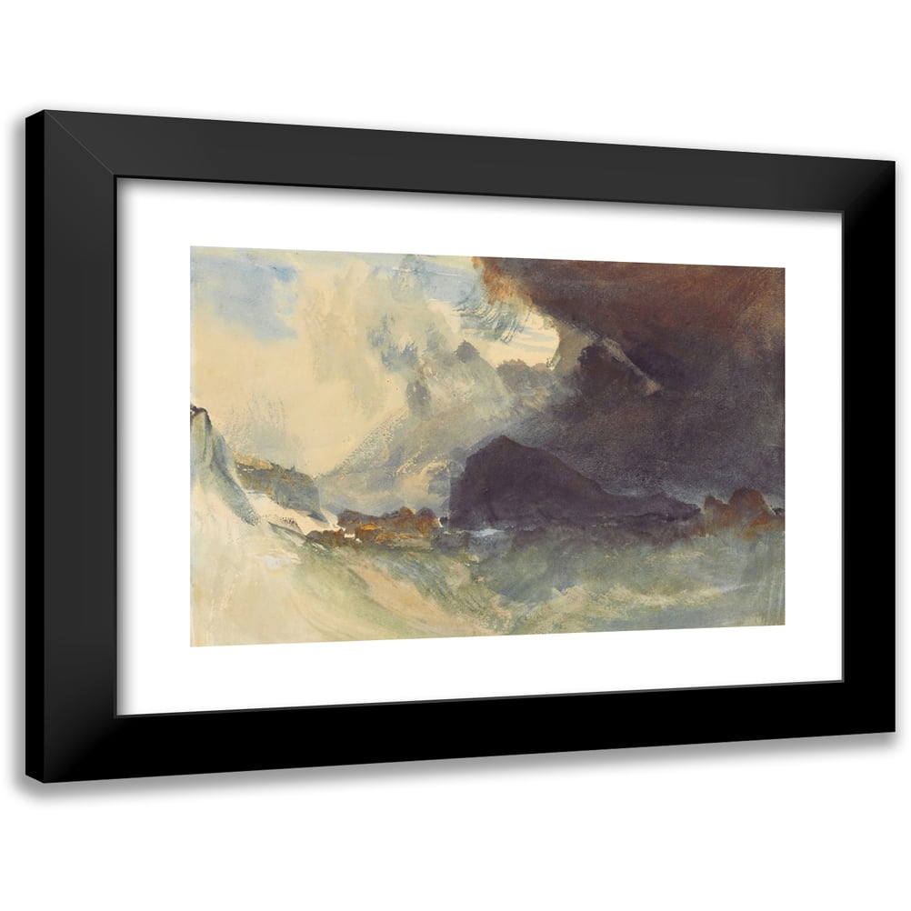 Joseph Mallord William Turner 18x13 Black Modern Framed Museum Art ...