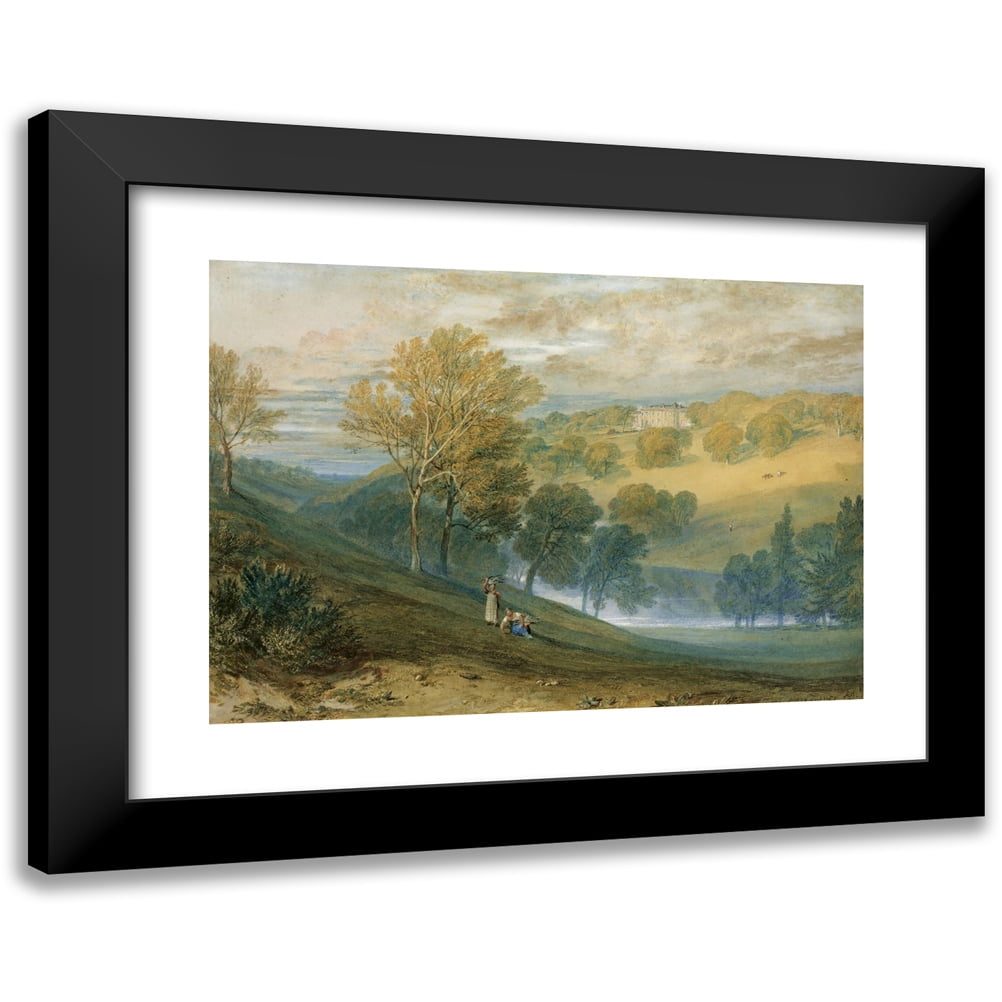Joseph Mallord William Turner 18x14 Black Modern Framed Museum Art ...