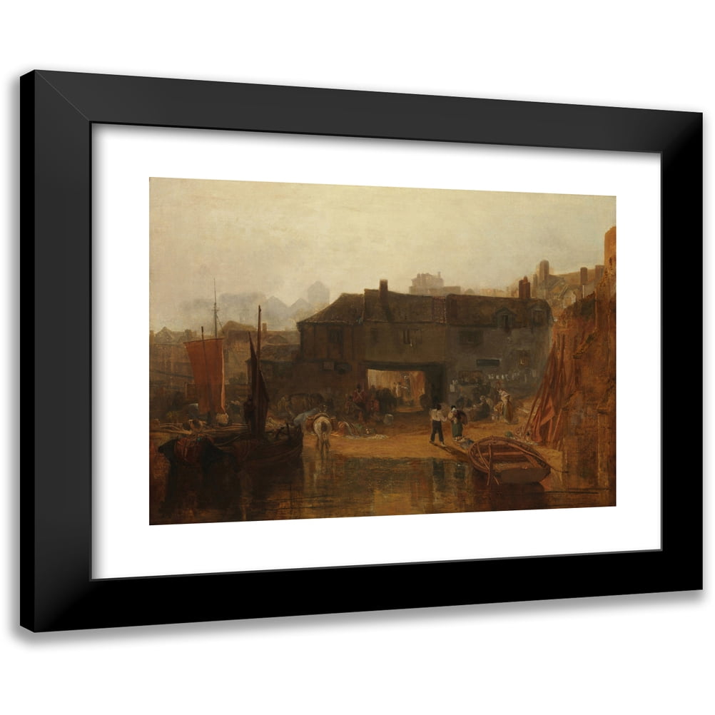 Joseph Mallord William Turner 18x14 Black Modern Framed Museum Art ...
