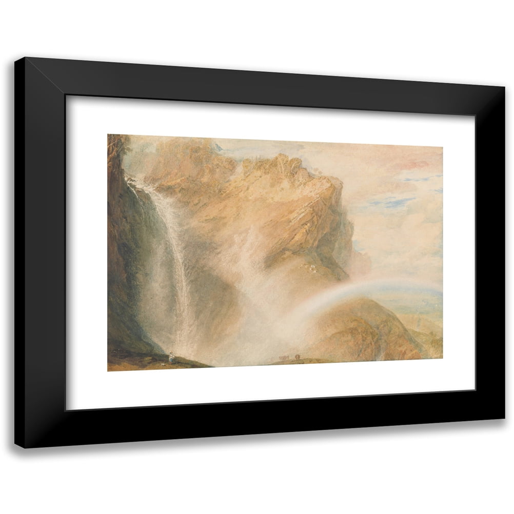Joseph Mallord William Turner 18x14 Black Modern Framed Museum Art ...