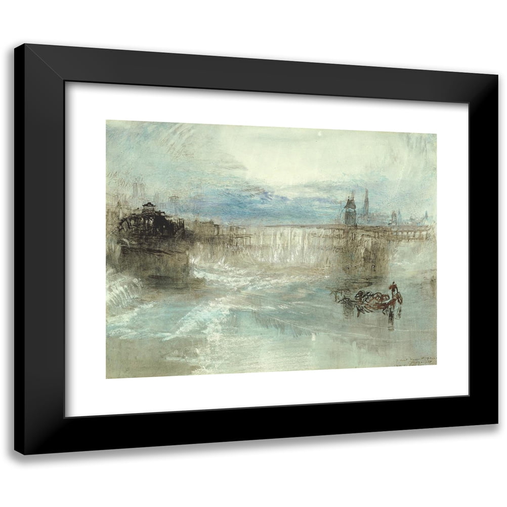 Joseph Mallord William Turner 18x15 Black Modern Framed Museum Art ...