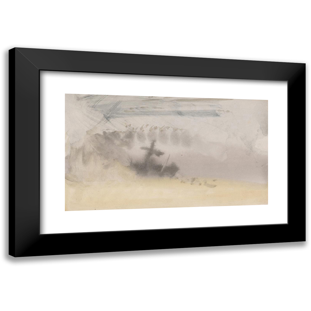 Joseph Mallord William Turner 24x15 Black Modern Framed Museum Art ...