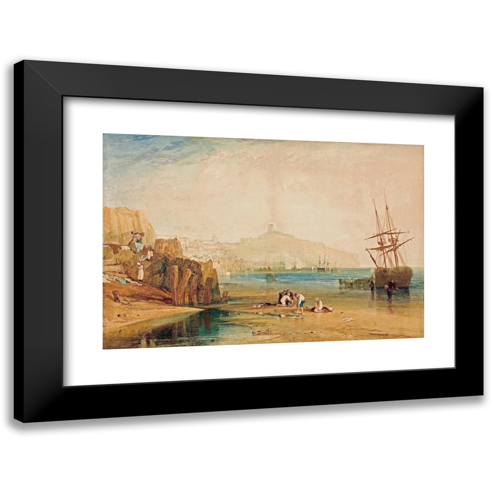 Joseph Mallord William Turner 24x17 Black Modern Framed Museum Art ...