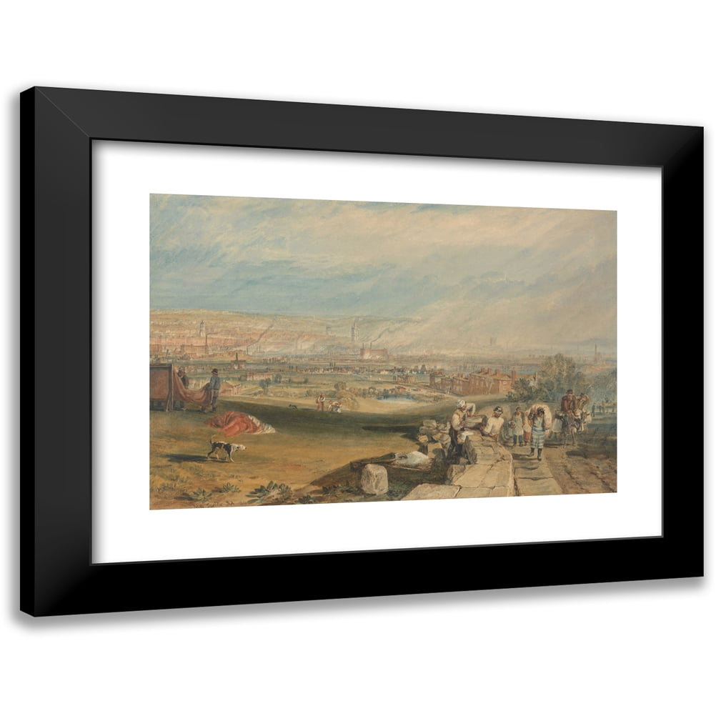 Joseph Mallord William Turner 24x18 Black Modern Framed Museum Art ...