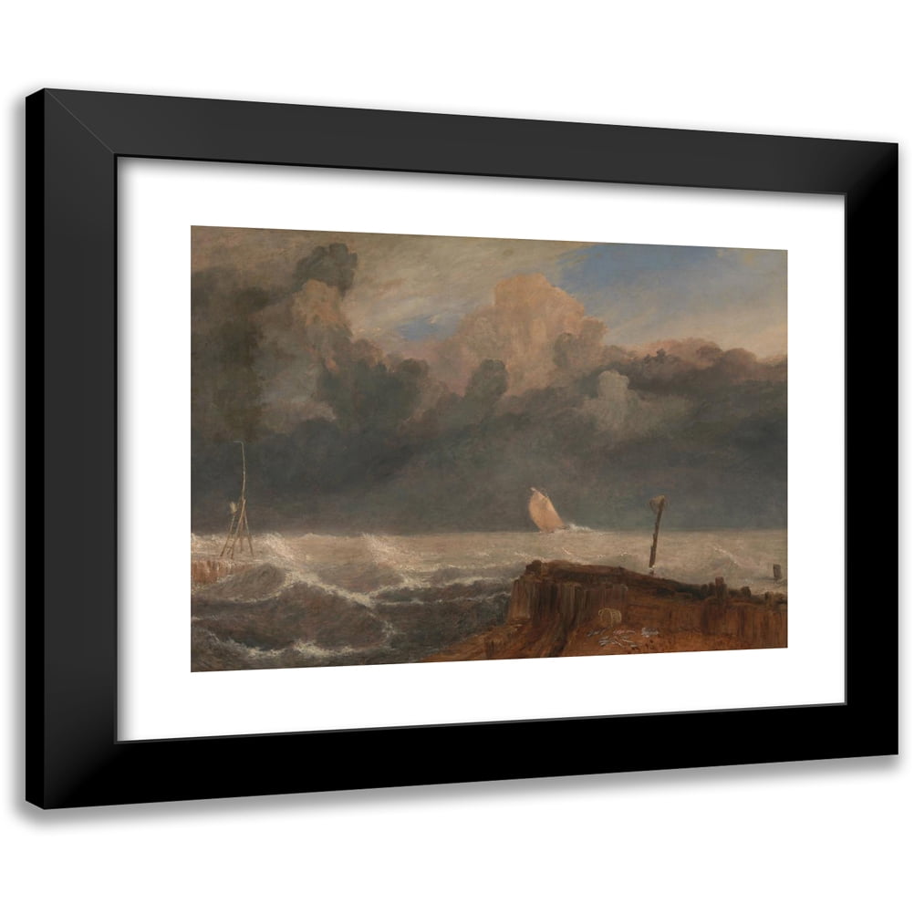Joseph Mallord William Turner 24x19 Black Modern Framed Museum Art ...