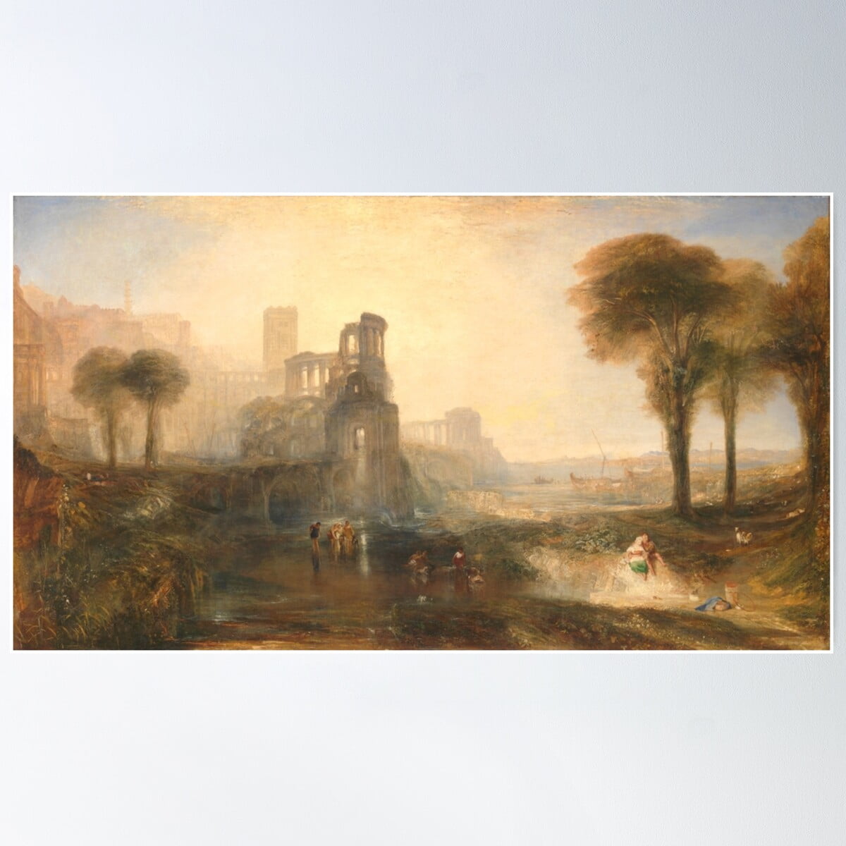 Joseph Mallord William Turner Caligula'S Palace And Bridge Poster Wall ...