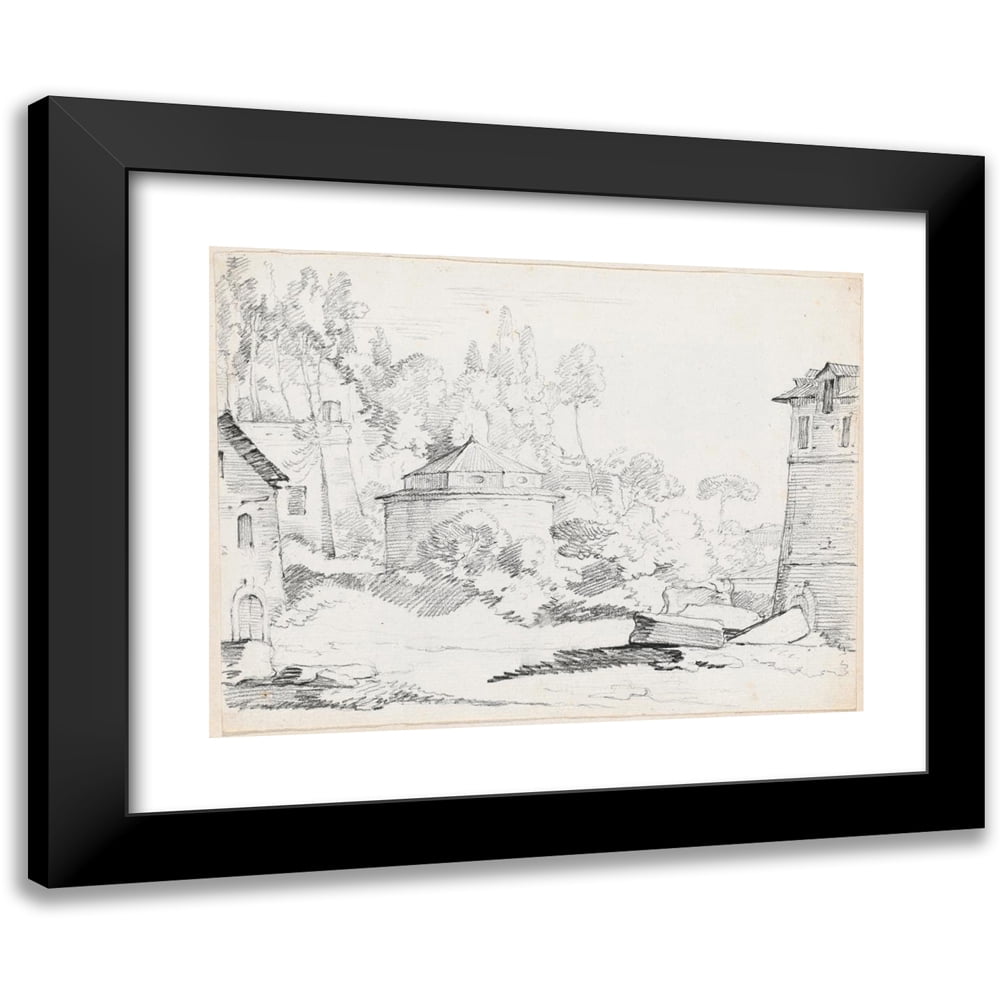 Joseph-Marie Vien 18x14 Black Modern Framed Museum Art Print Titled ...