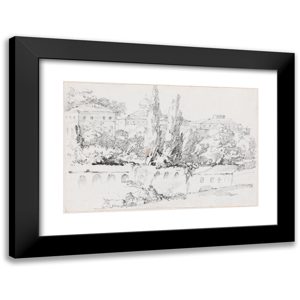 Joseph-Marie Vien 24x18 Black Modern Framed Museum Art Print Titled ...
