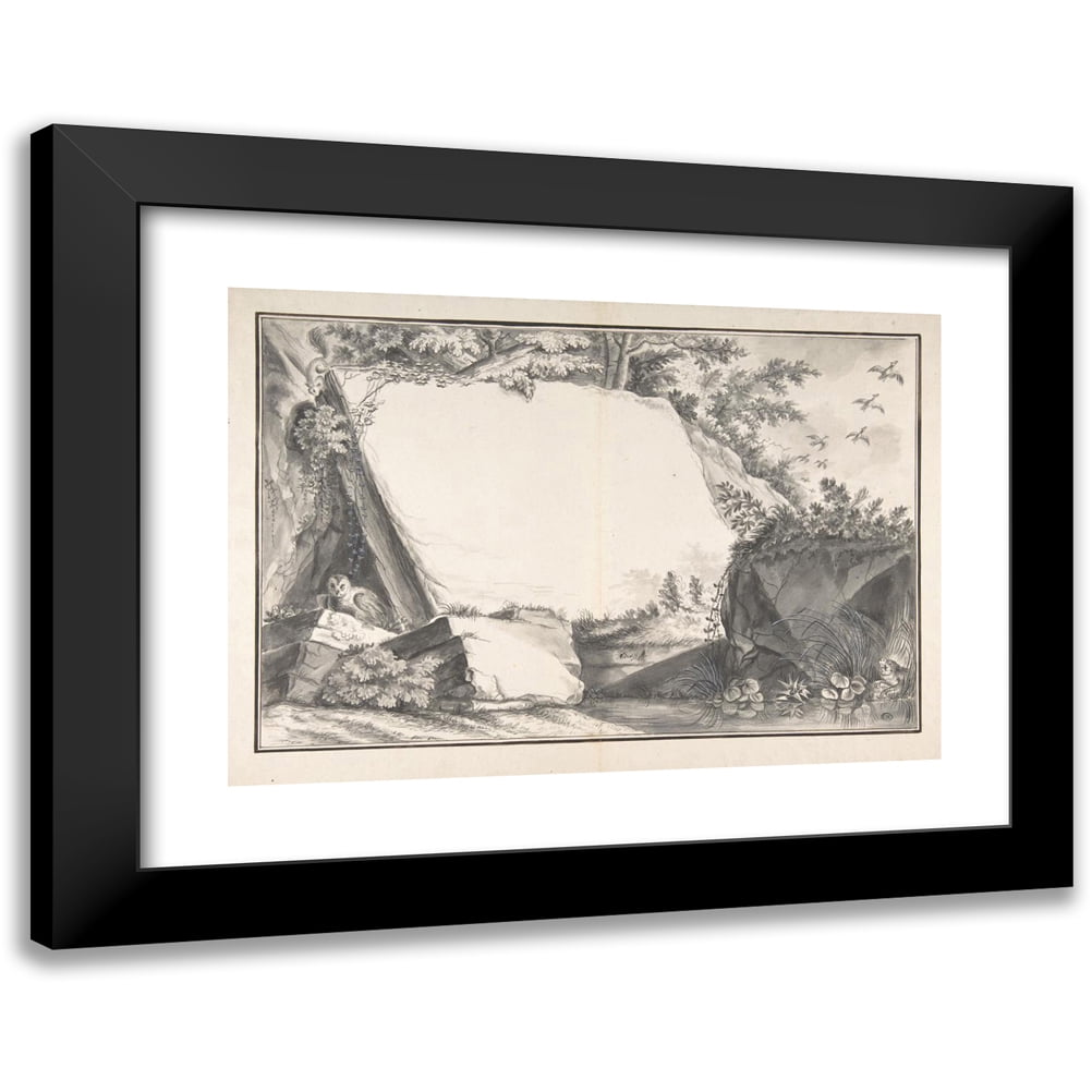 Joseph Martin Nideröst 24x18 Black Modern Framed Museum Art Print ...