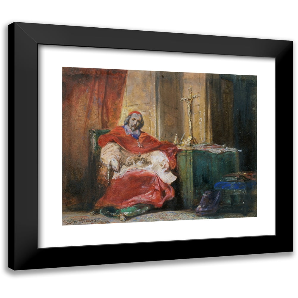 Joseph Nicolas Robert-Fleury 14x12 Black Modern Framed Museum Art Print ...