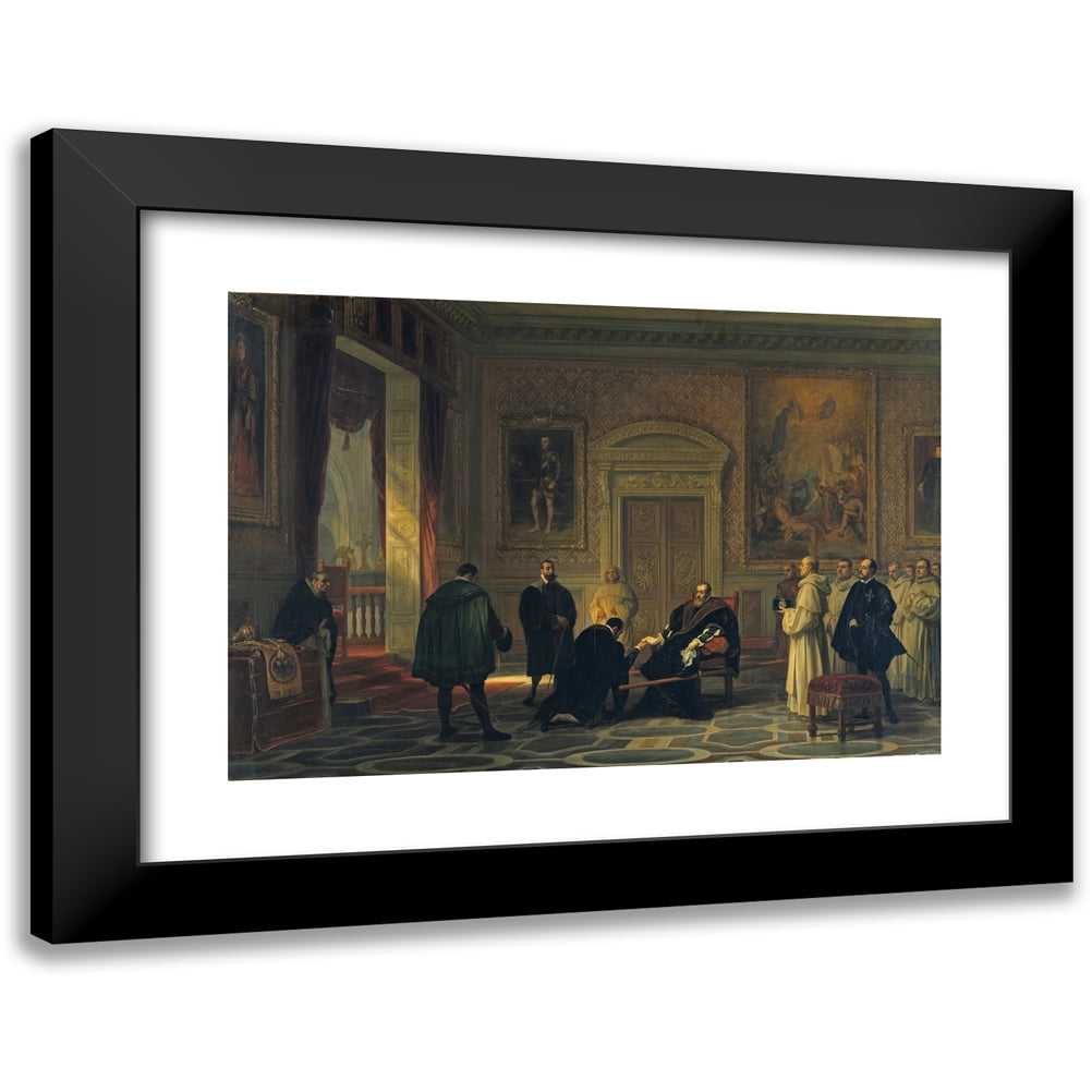 Joseph Nicolas Robert-Fleury 18x14 Black Modern Framed Museum Art Print ...