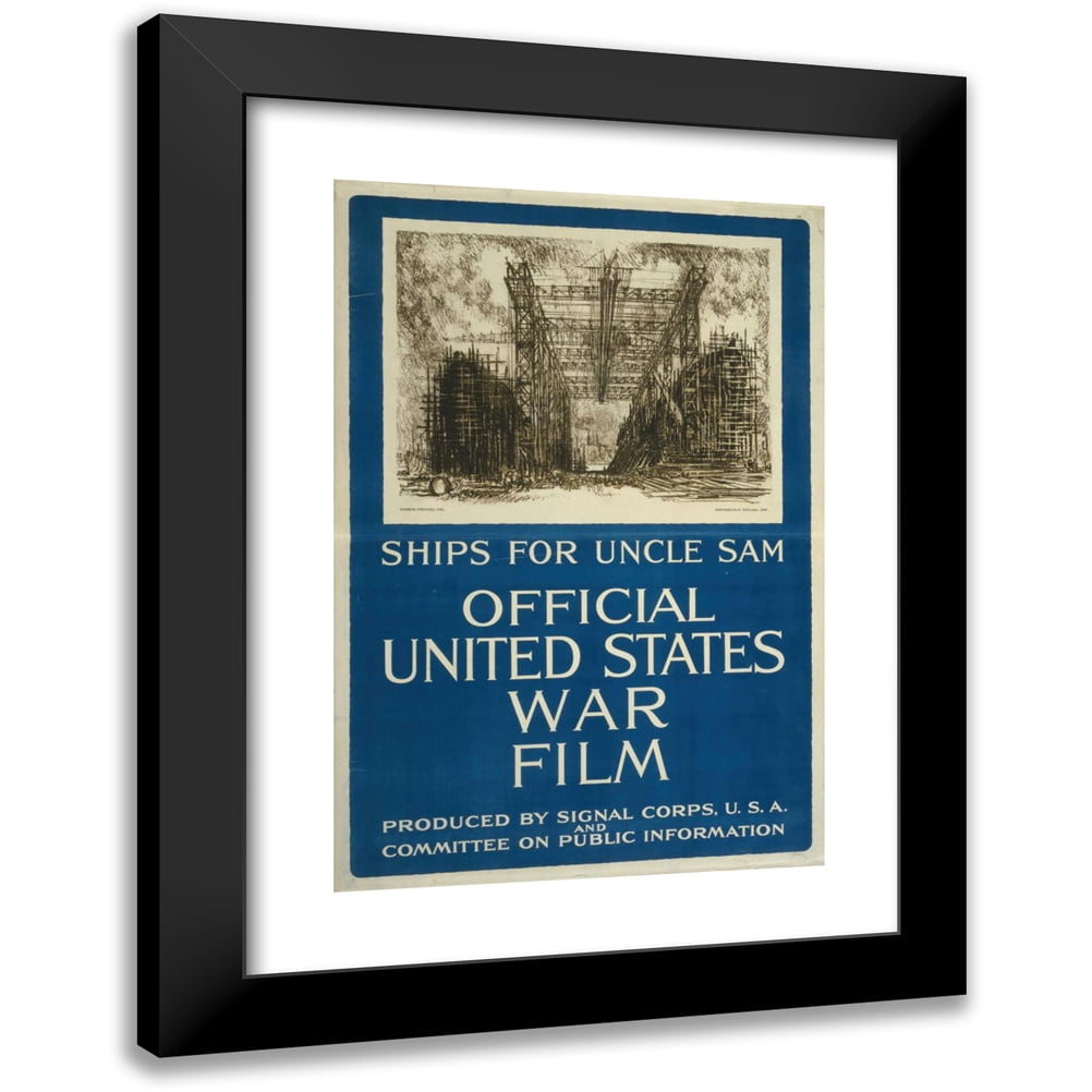 Joseph Pennell 17x24 Black Modern Framed Museum Art Print Titled ...