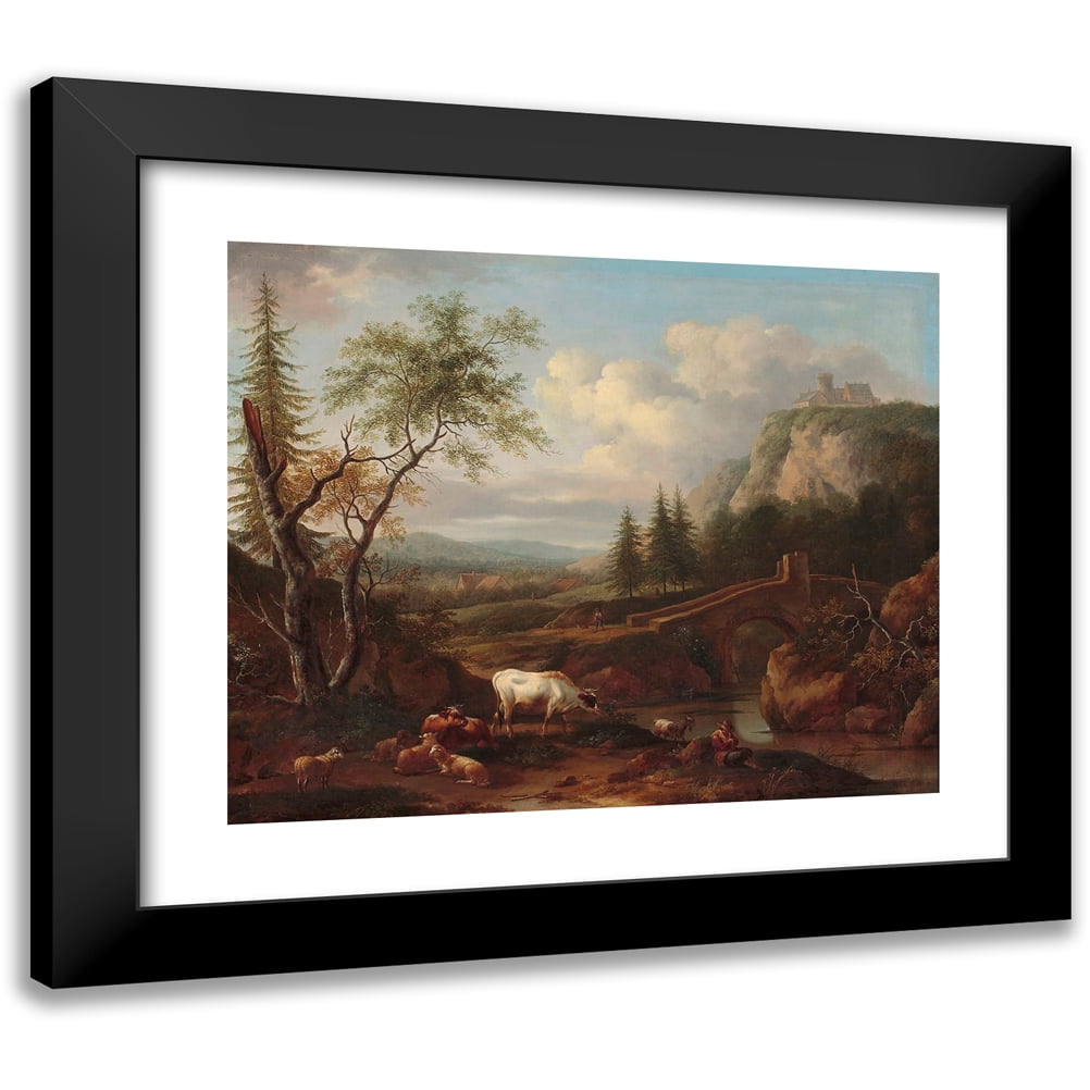 Joseph Roos 18x15 Black Modern Framed Museum Art Print Titled ...