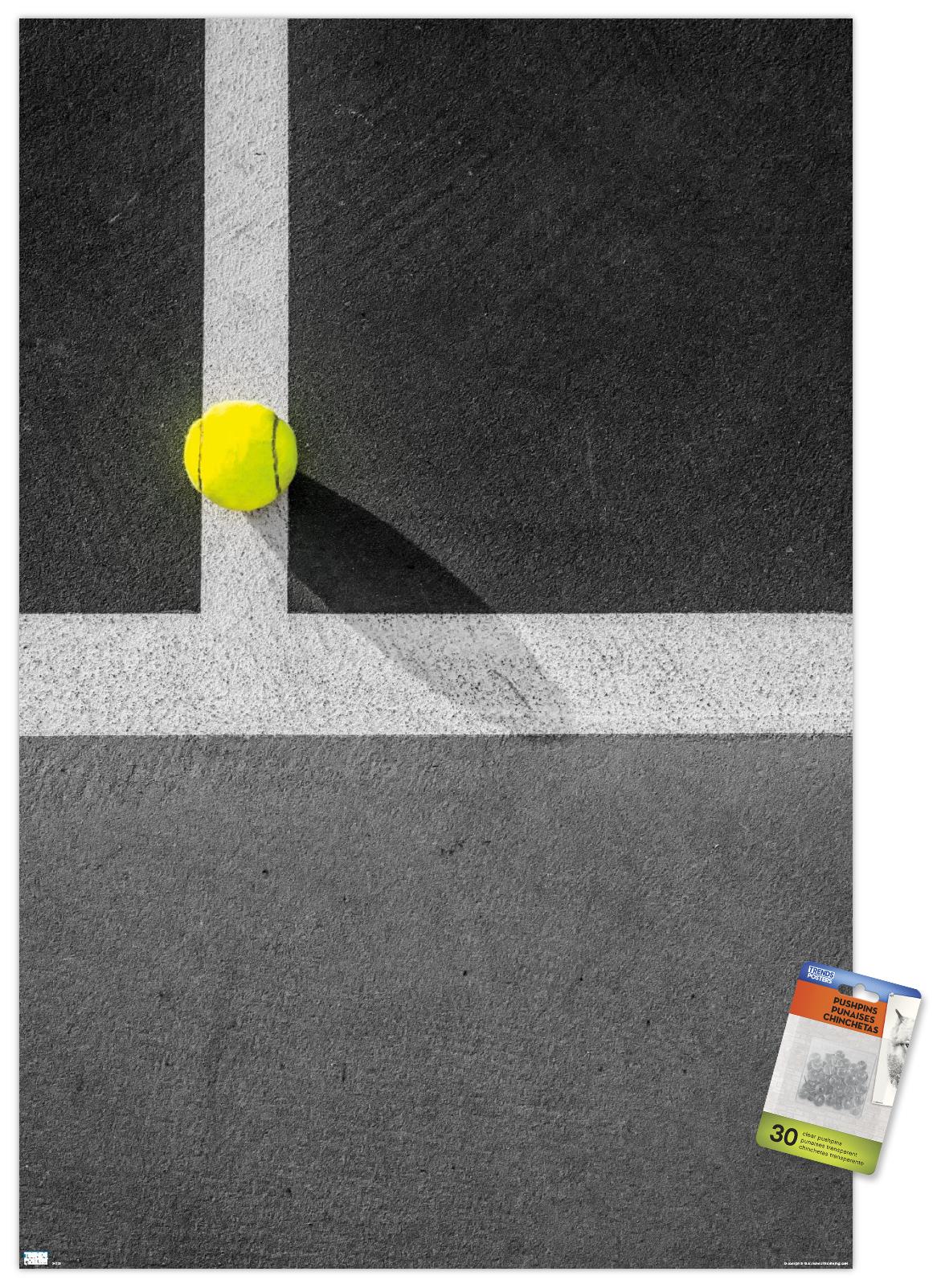 Joseph S Giacalone - Yellow On The Line Wall Poster with Pushpins, 22. ...