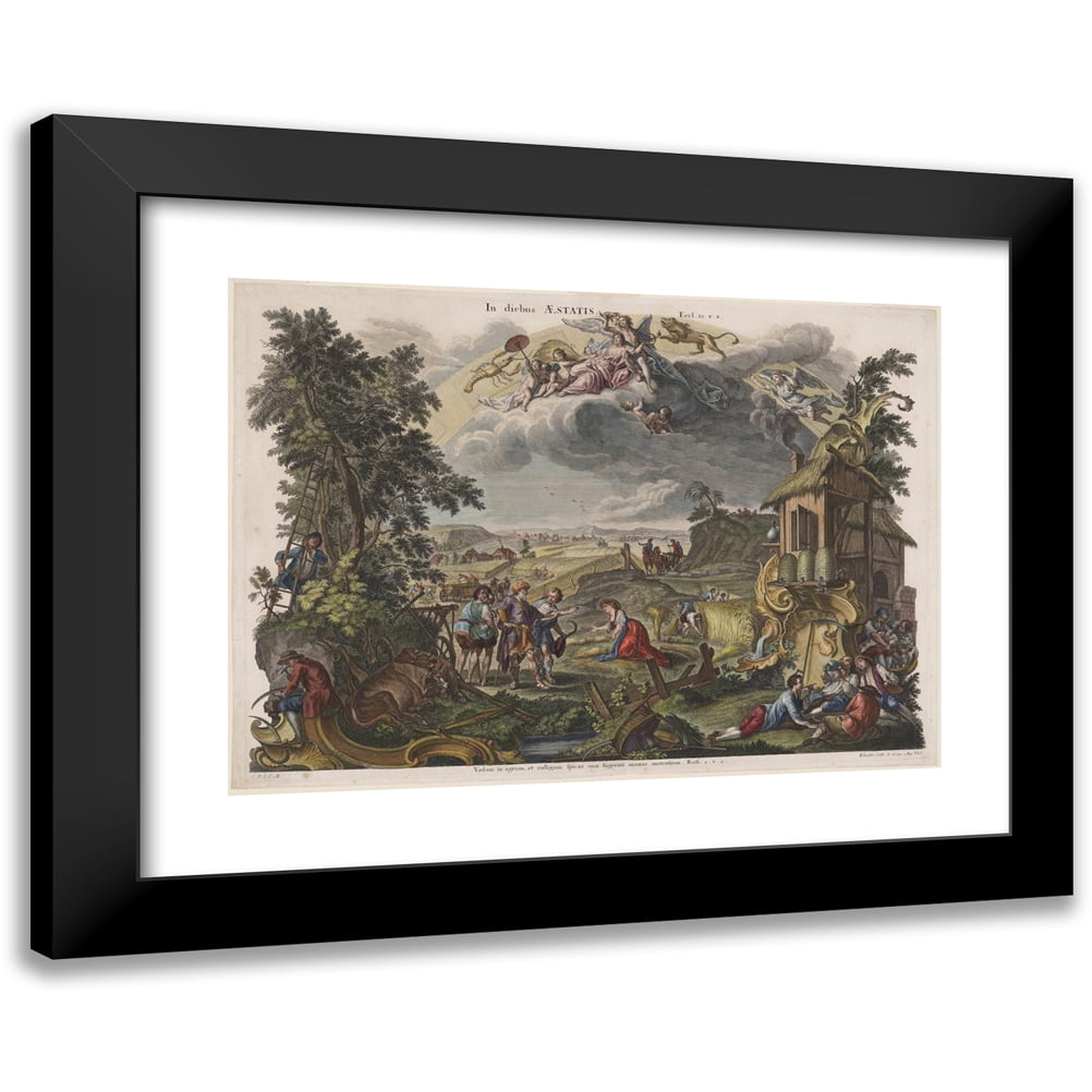 Joseph Sebastian Klauber 24x18 Black Modern Framed Museum Art Print ...