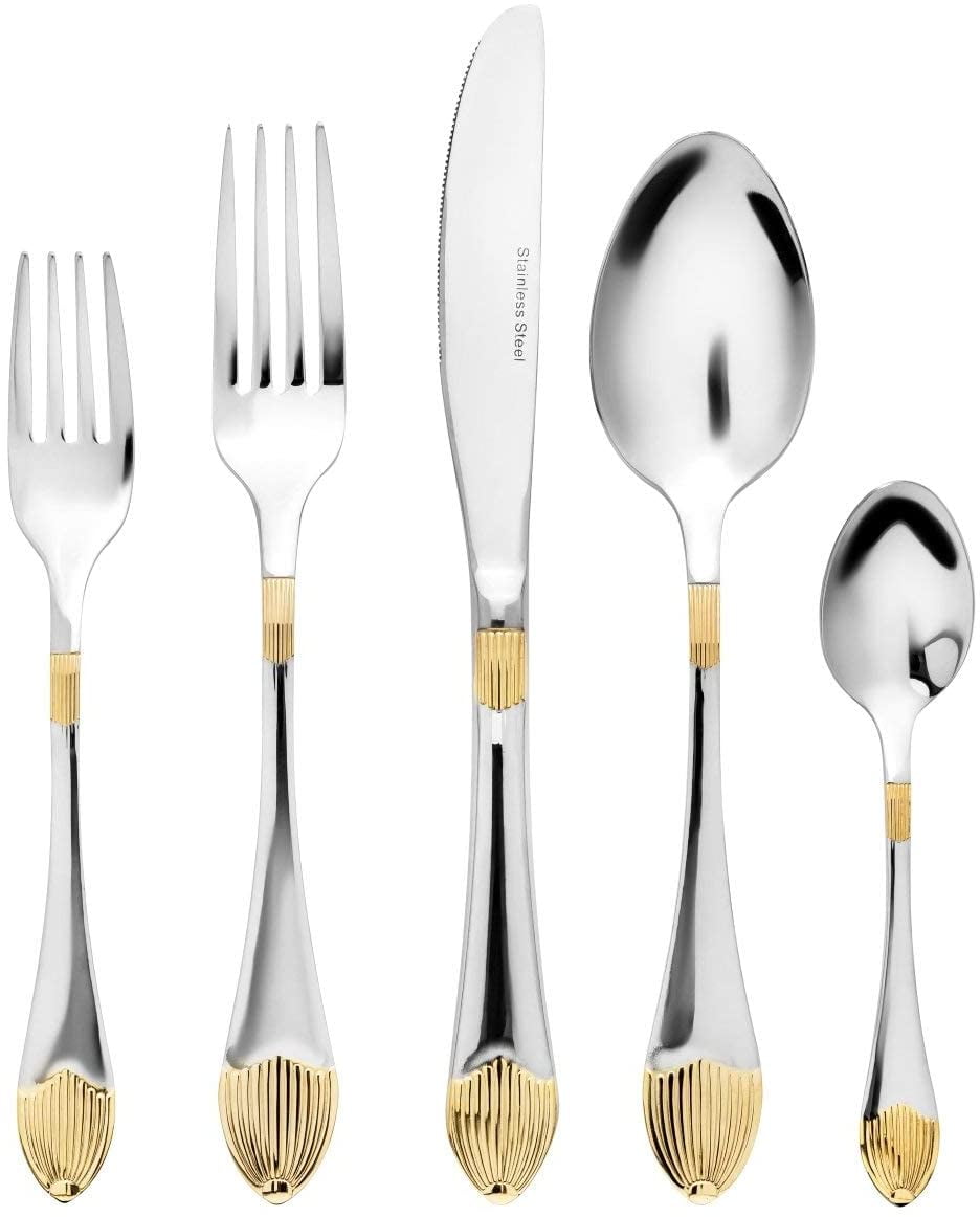 Joseph Sedgh Collection D629G 20 Pieces Stainless steel Cutlery set ...