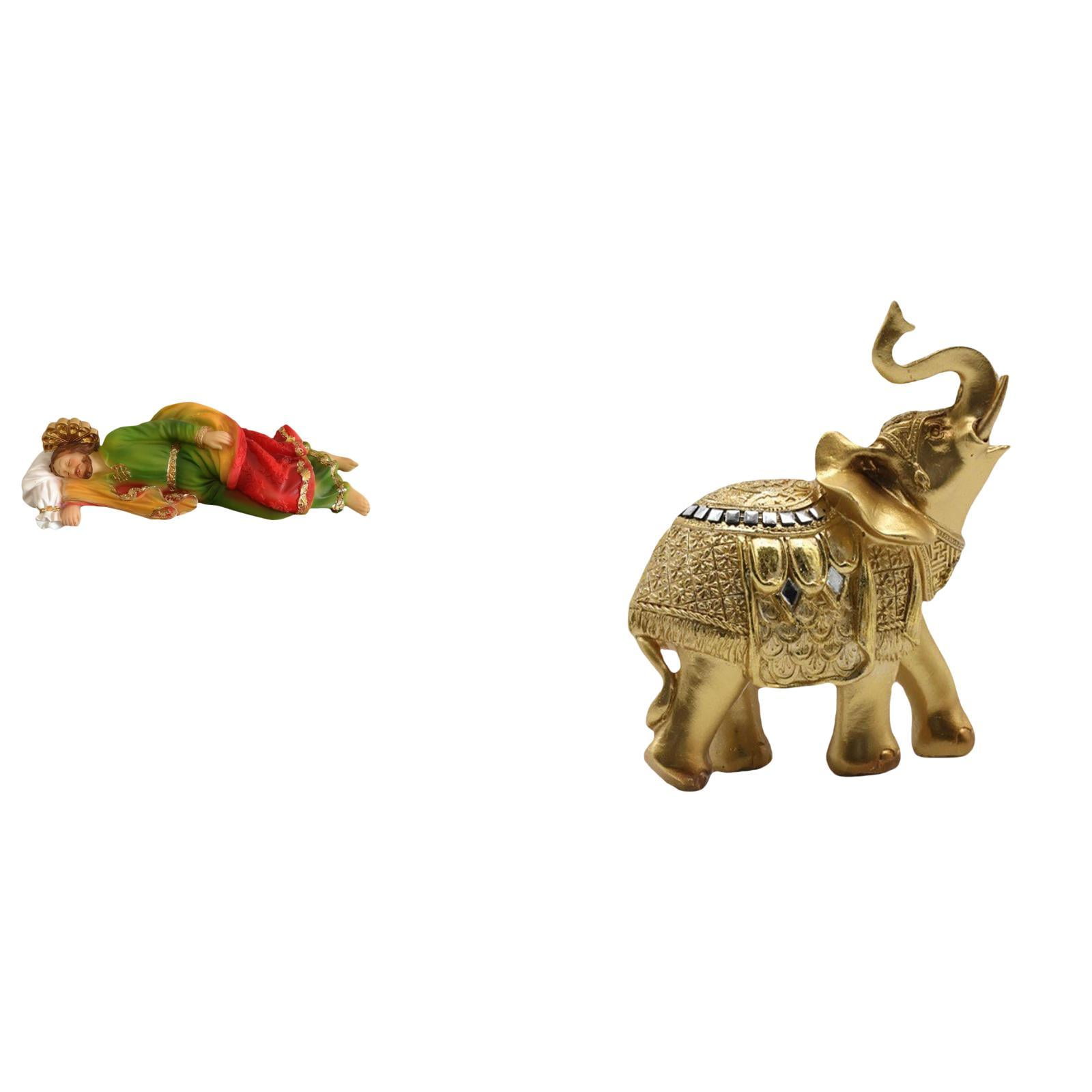 Joseph Statue Elephant Figurine Sleeping Jesus Sculpture Resin Material ...