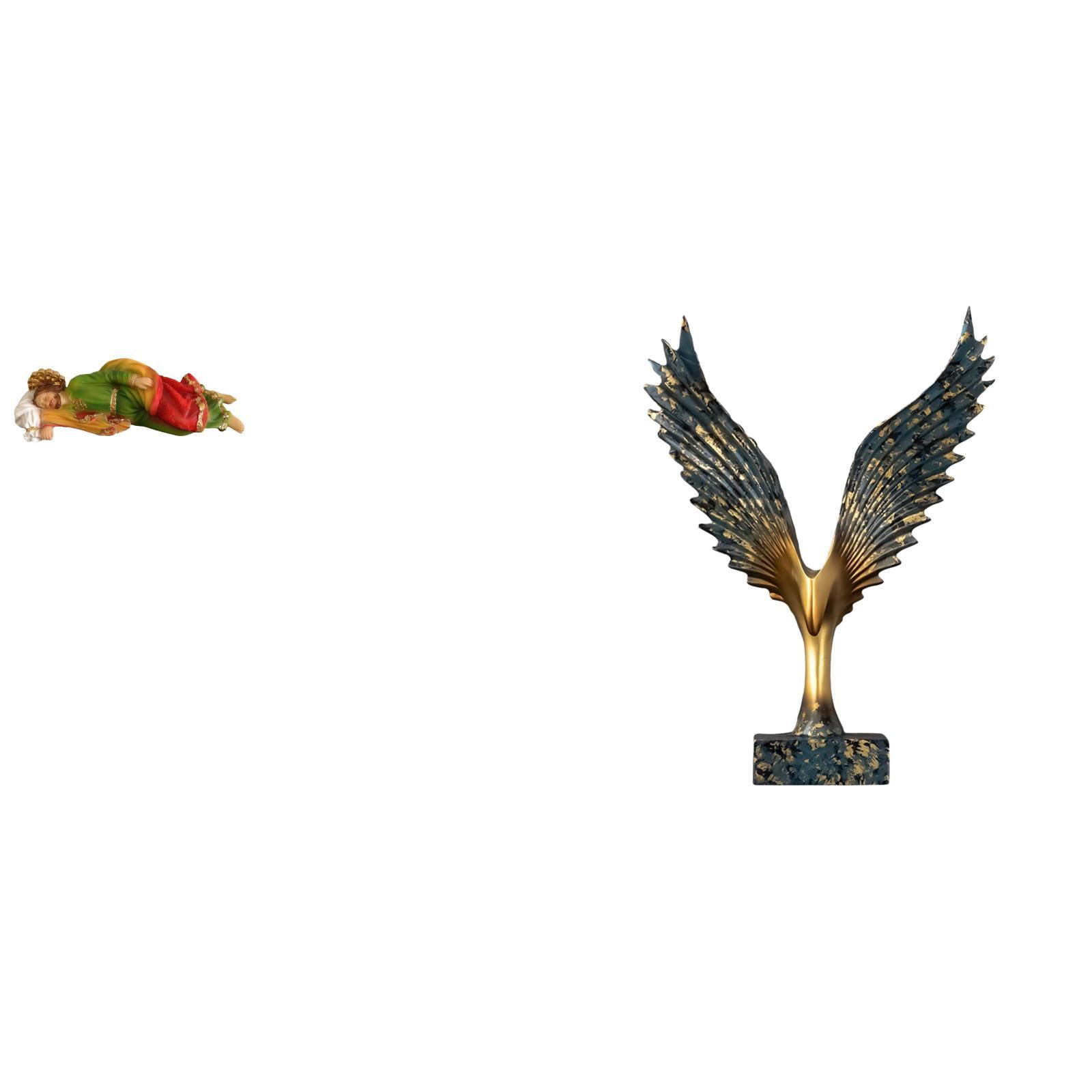 Joseph Statue Wing Sculpture Handcraft Resin Material for Home Office ...