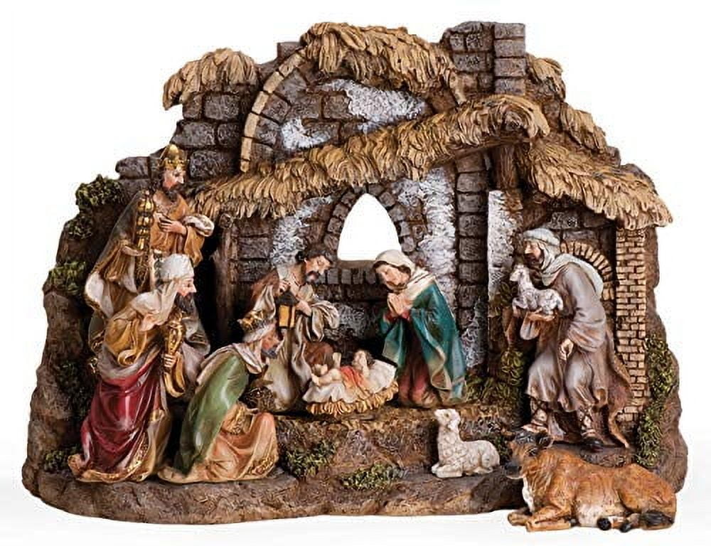 Joseph Studio 10 Piece Colored Christmas Nativity - Walmart.com