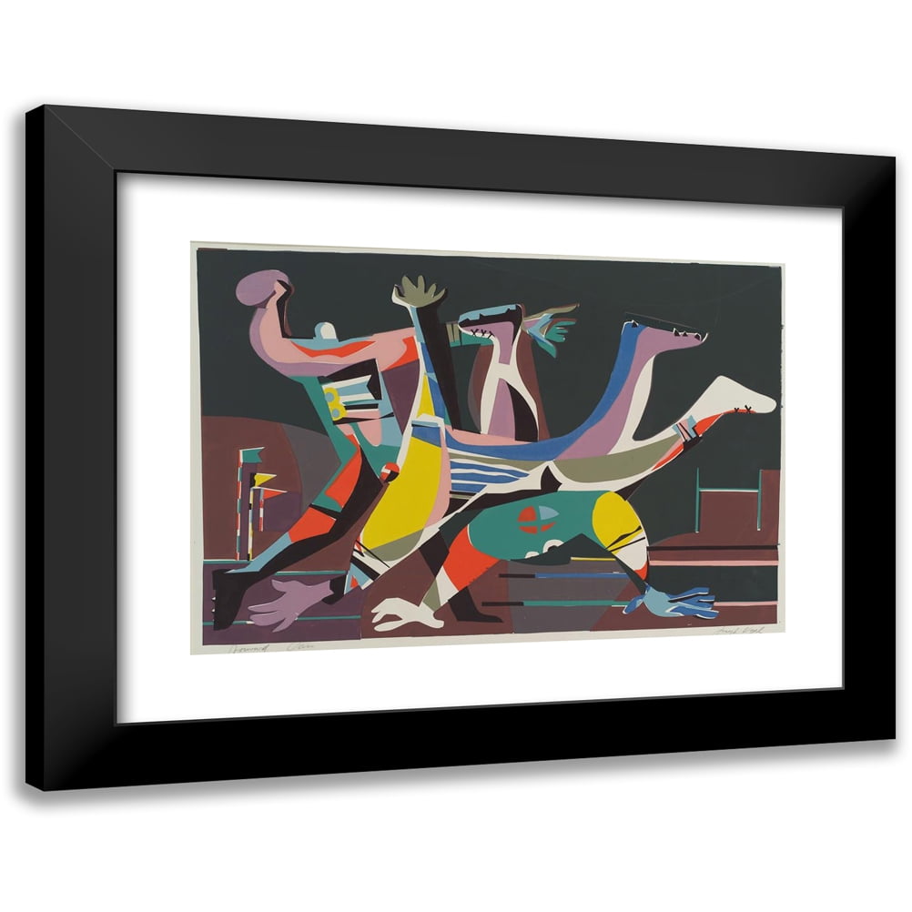 Joseph Vogel 14x11 Black Modern Framed Museum Art Print Titled ...