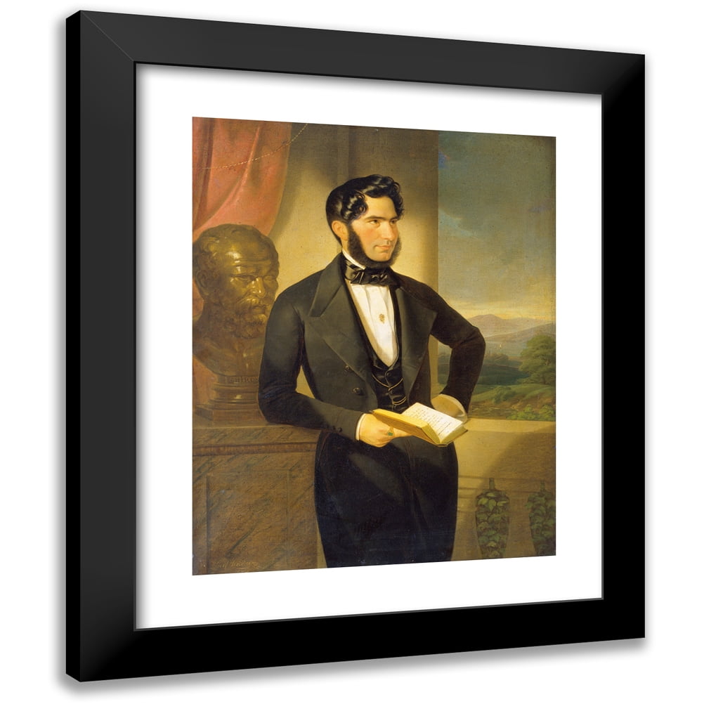 Joseph Weidner 15x18 Black Modern Framed Museum Art Print Titled - Men ...