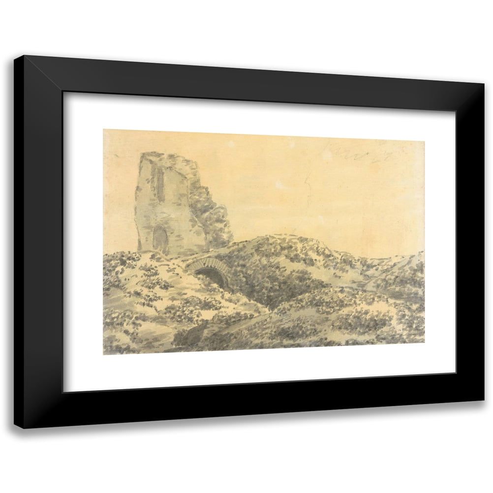 Joseph Wright of Derby 24x18 Black Modern Framed Museum Art Print ...