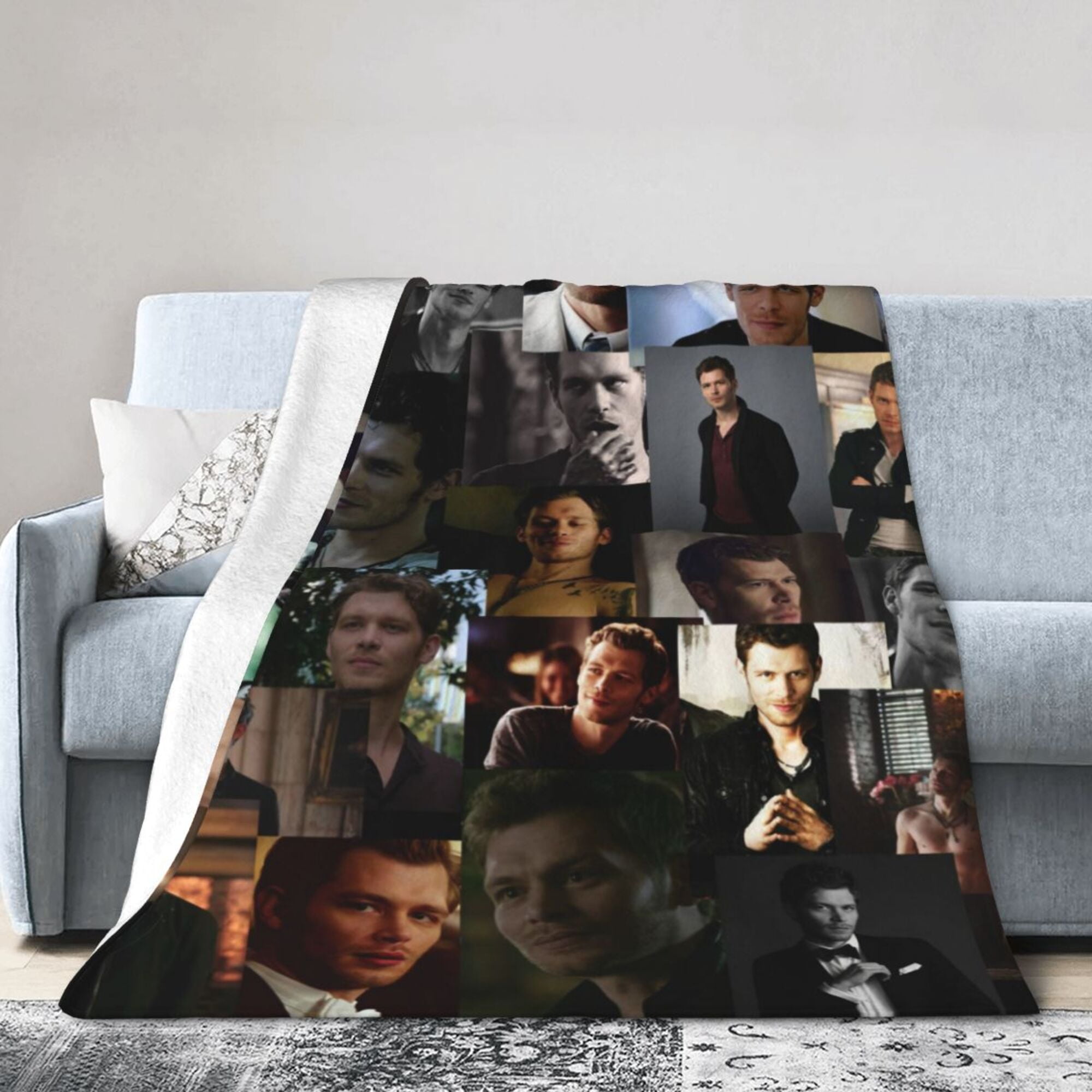 Joseph morgan Throw Blankets plush travel Blankets Bedroom living room ...