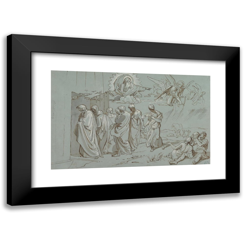 Joseph von Führich 14x11 Black Modern Framed Museum Art Print Titled ...
