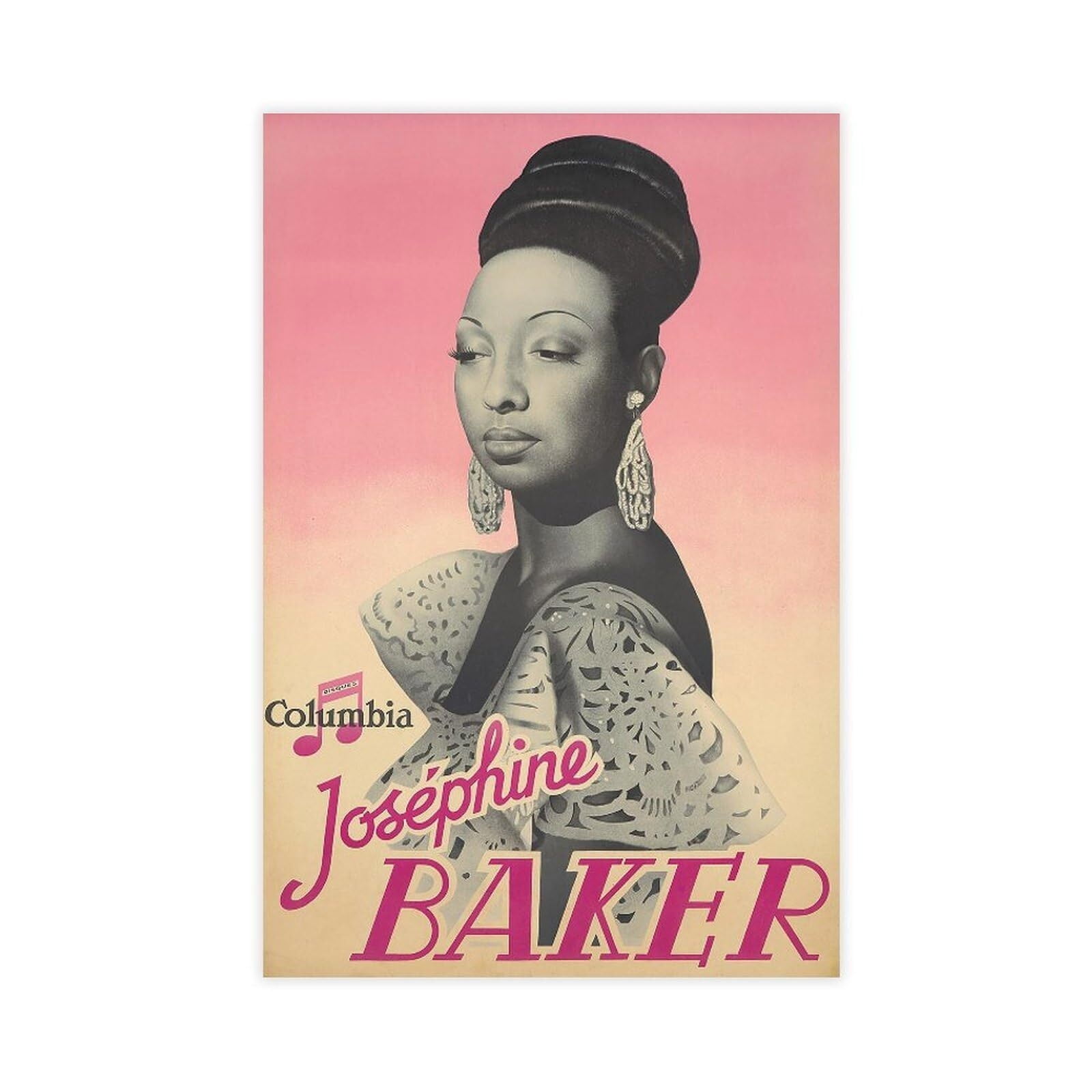 Josephine Baker Classic Vintage Poster Posters for Entertainment Room ...